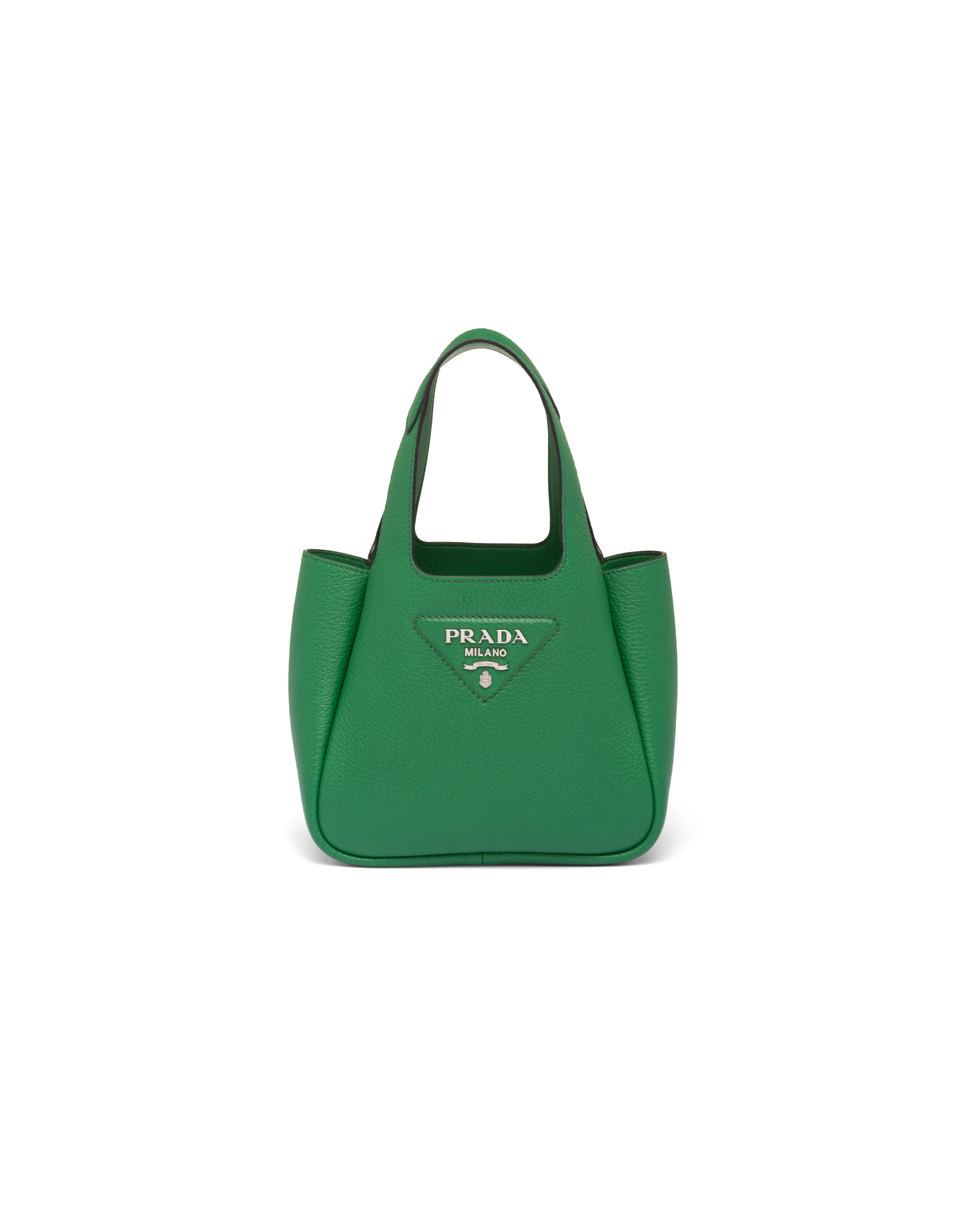 Prada Leather Mini Bag - Green N | Editorialist